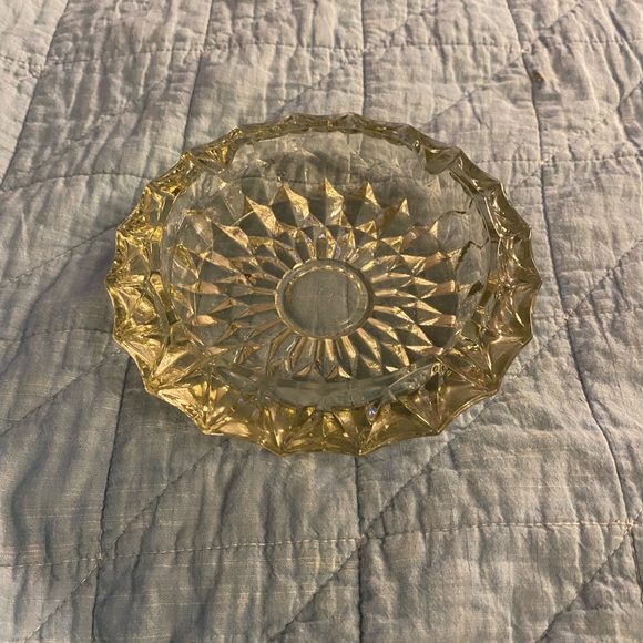 GW | Accents | Vintage Gw Crystal Ash Tray | Poshmark